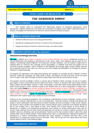 GEE2-Module-2 - Helpful - STUDY GUIDE FOR MODULE NO. ___ Study Guide in (Course Code and Course ...