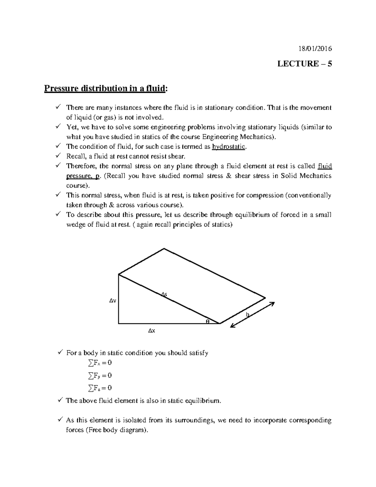 Lecture 5 Pressure Distribution Warning Tt Undefined Function 32 Warning Tt Undefined