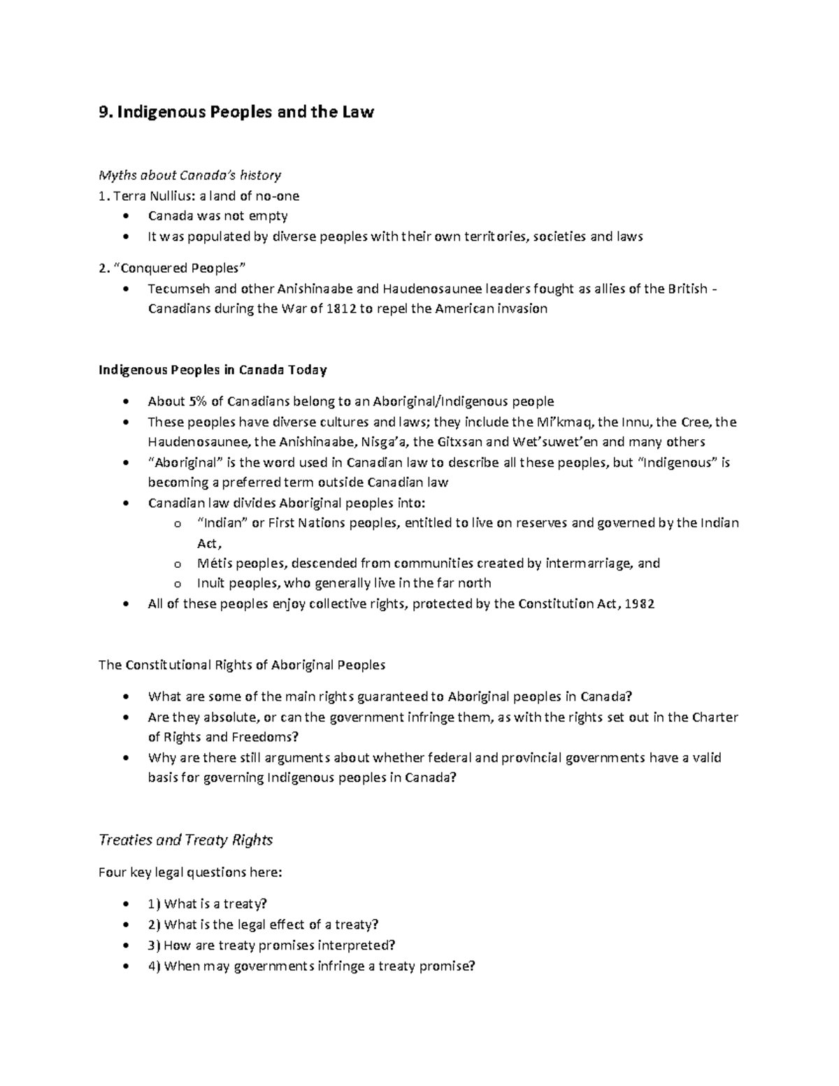 9. Indigenous Peoples and the Law - 9. Indigenous Peoples and the Law ...