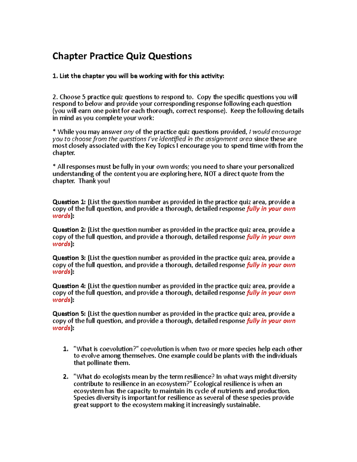 Chapter Practice Quiz Questions Activity- module 2 - Chapter Practice ...