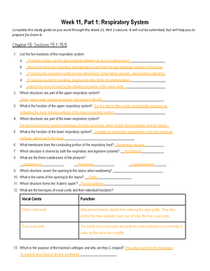 Copy Of Copy Of Bio 145 Week 4 Part 1 Histology Study Guide Week 4