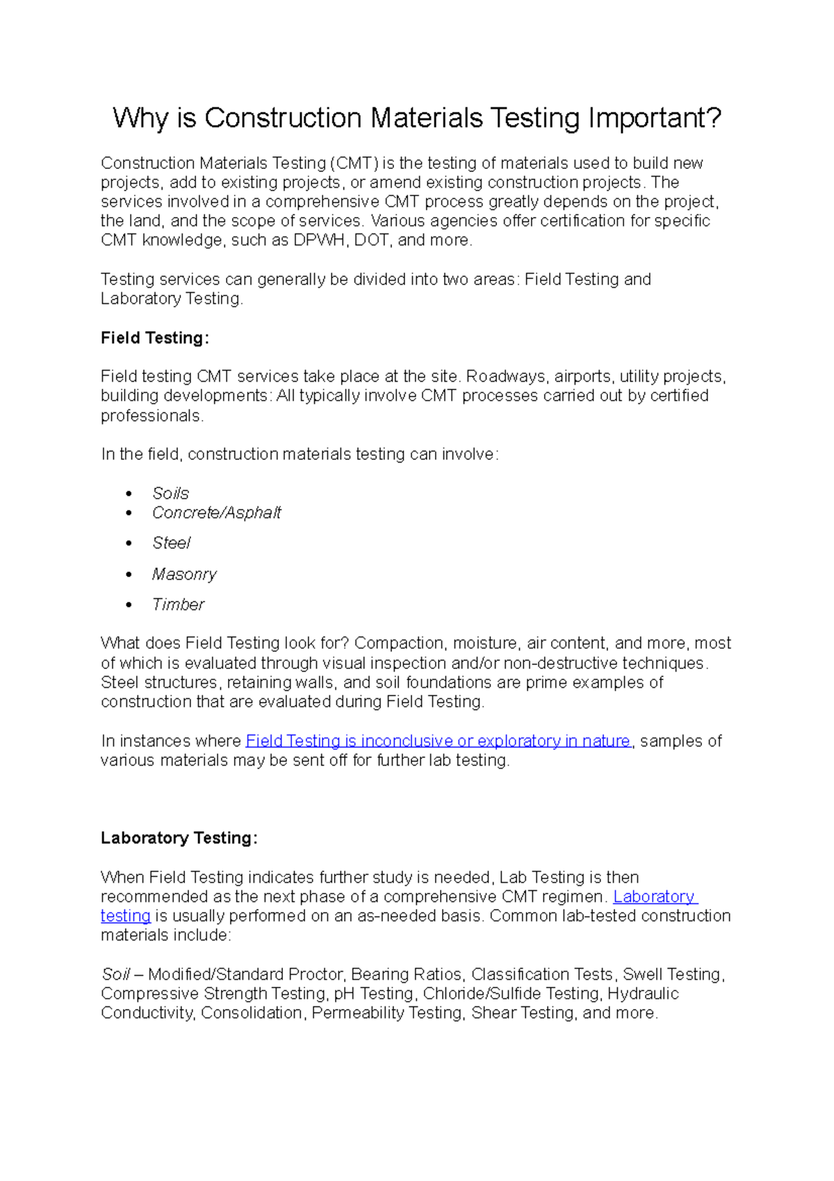 3. Why is Construction Materials Testing Important-CHED Recommended ...
