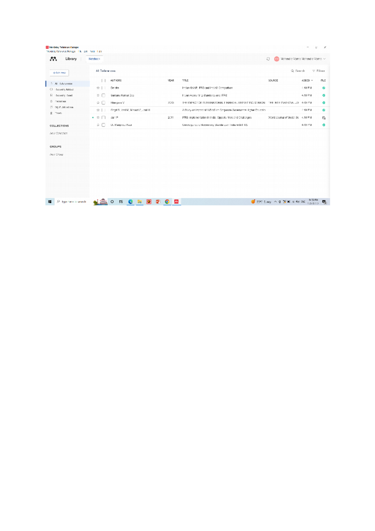 20-02-2023 Mendeley Library - Masters in Commerce - Studocu