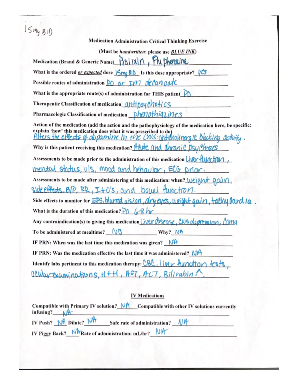Depakote And Prolixin - NURS 3412 - Studocu