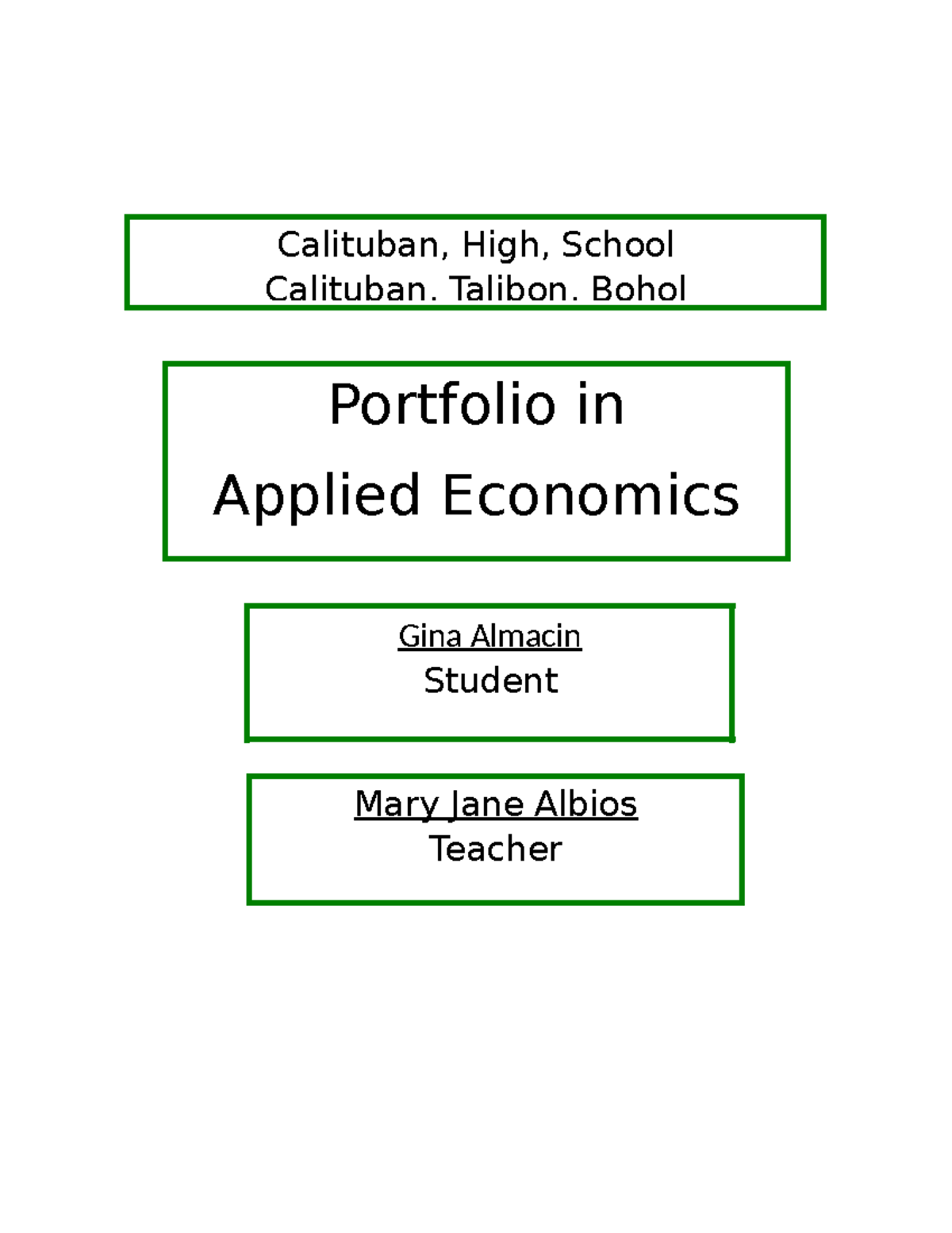 AE - Research matter - Operation Research 2 - Calituban, High, School ...
