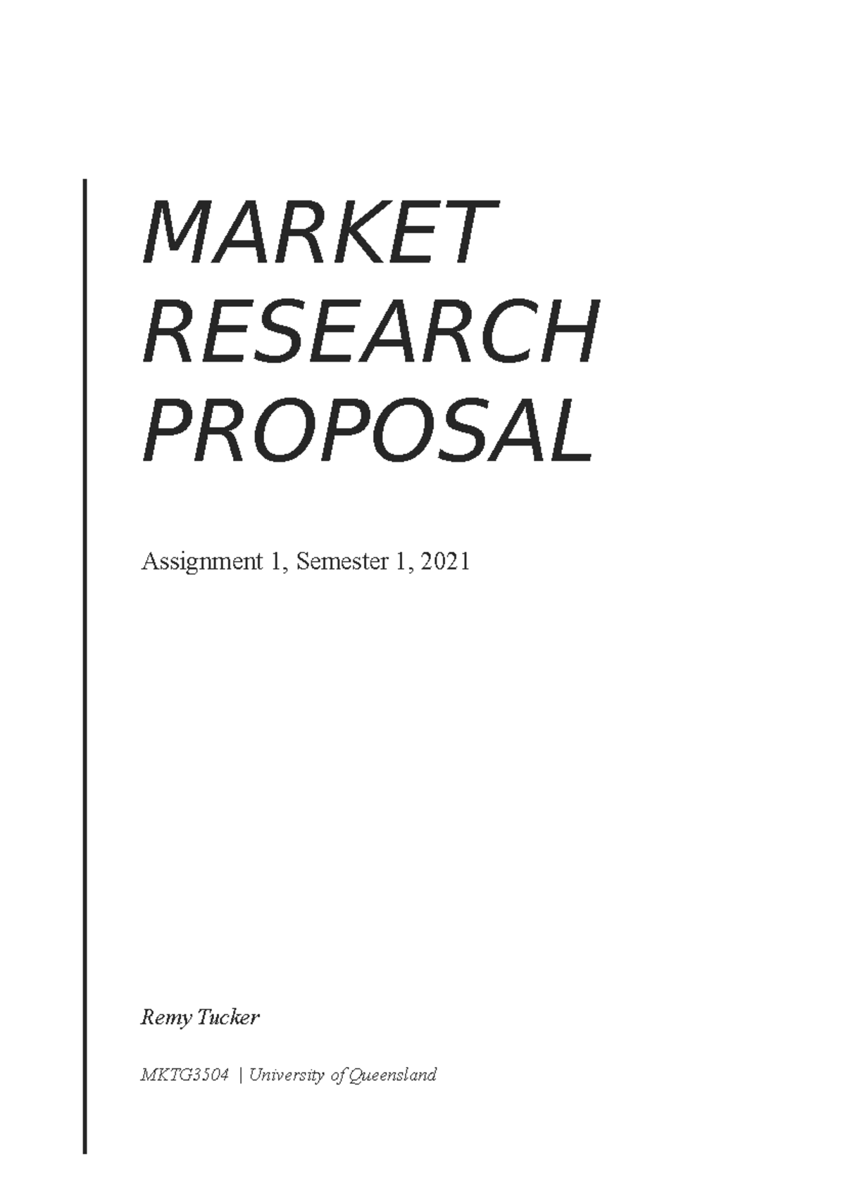 Market Research Proposal: Yahoo's brand innovativeness - Remy Tucker ...