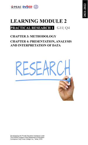 Grade-11 - Earth Science-Module-2-Q2 - LEARNING MODULE 2 SOIL RESOURCES NAME: - Studocu
