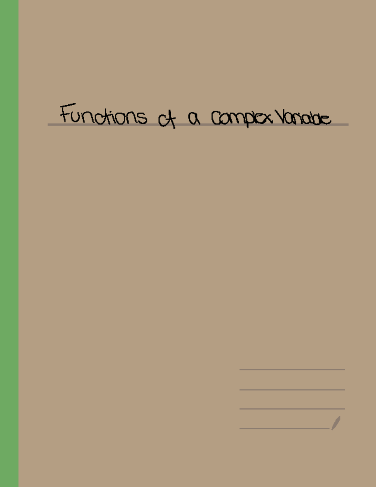 Functions Of A Complex Variable Functions D A Complex Va R I A B L E No I0bie Compc Funchons