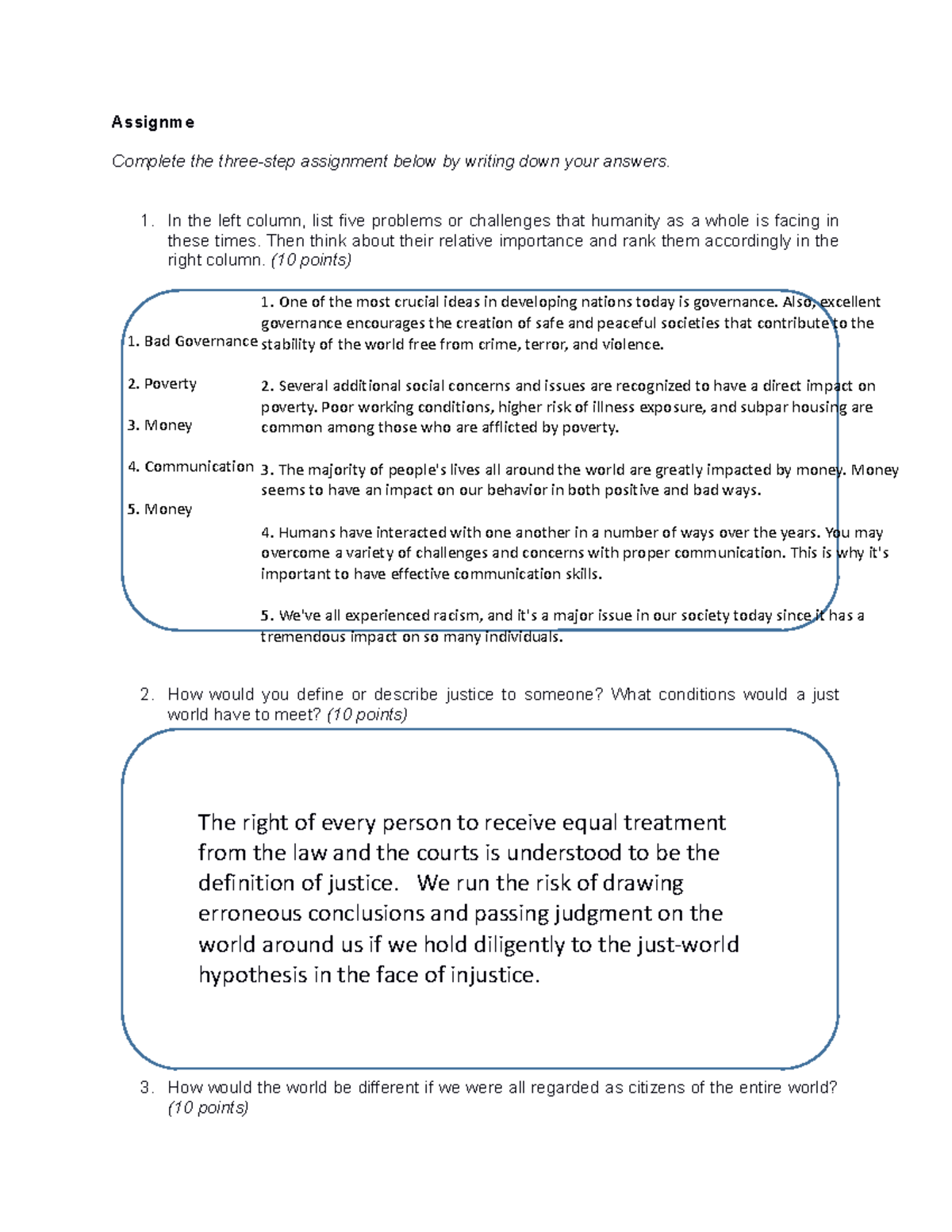 30-assignment-1-ethics 20230307173014 - Assignme Complete the three ...