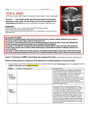 Amsco Chapter 20 Guided Reading (Unit 13) - Name: Class Period: Due ...