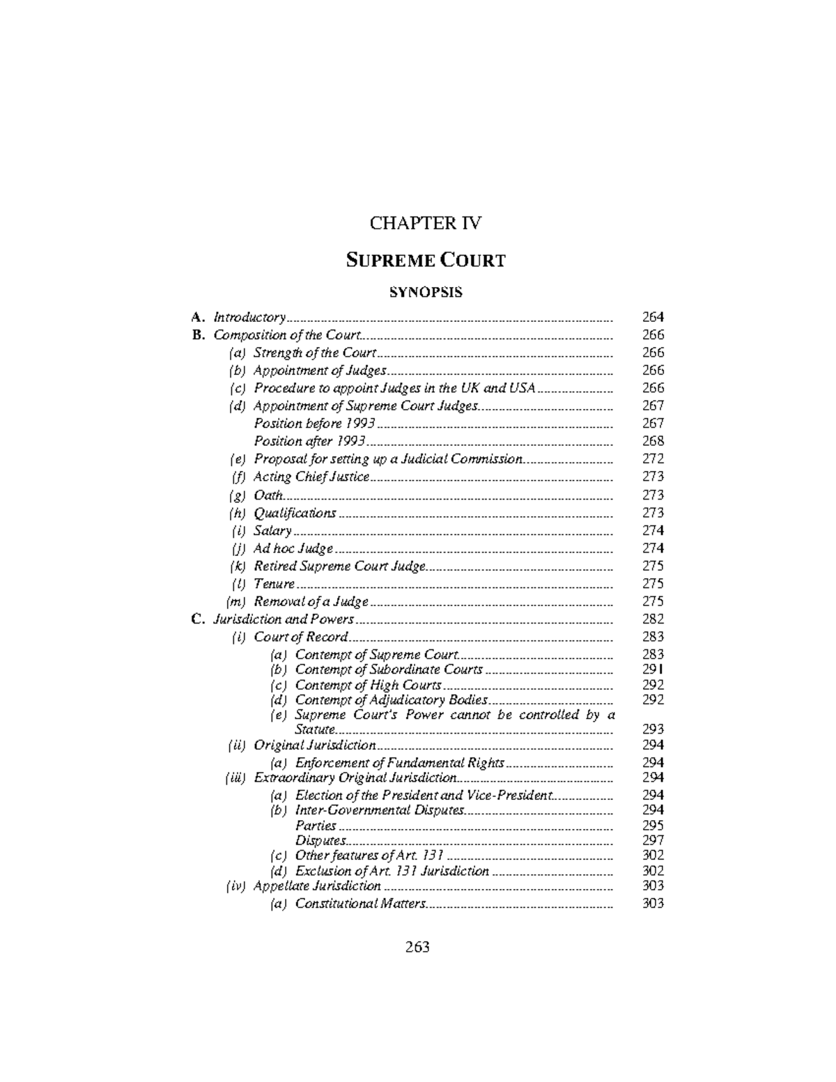 04 Page 263 409 Constitution law by M P Jain - CHAPTER IV SUPREME COURT ...