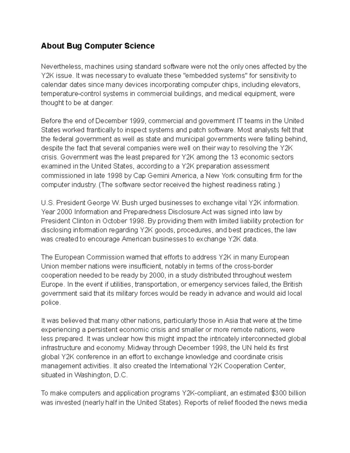 About Bug Computer Science - About Bug Computer Science Nevertheless ...