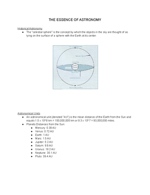 Astronomy Chapter 3 Notes Early Astronomy - EARLY ASTRONOMY Note. In ...