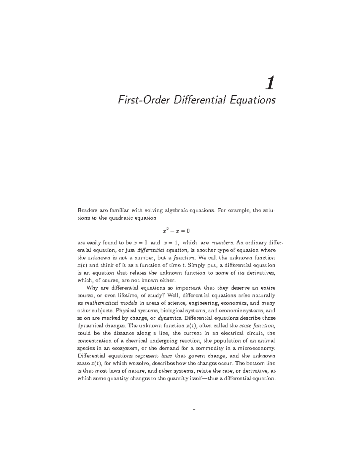First-Order Differential Equations - 1 First-Order Differential ...