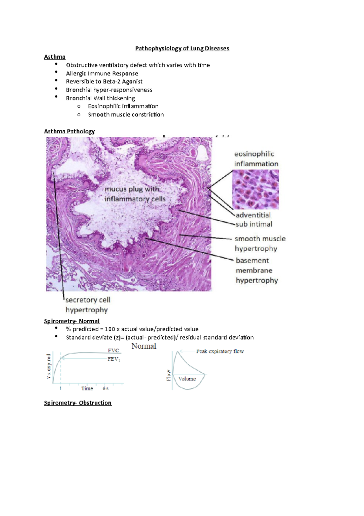 Pathophysiology of Lung Diseases - Pathophysiology of Lung Diseases ...