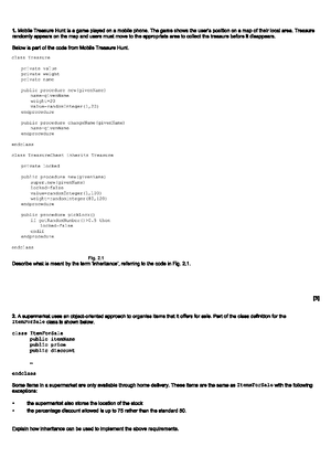 Computer Science - A2 - A Level - Sixth Form (A Levels) - Studocu