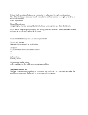 ECO101 Problem Set 1 - 1 ECO 101: Introduction to Microeconomics Problem Set # Chapters 1 & 2 ...