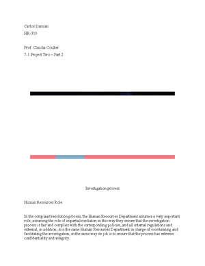 HRM-310 2-1 Assignment HR Inbox - Carlos D. Torres Jenny Creamer HRM ...