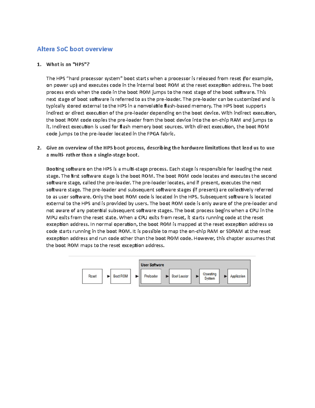 Prelab 4 - Lab_assignment_solutions - Altera SoC boot overview What is an "HPS"? The HPS - Studocu