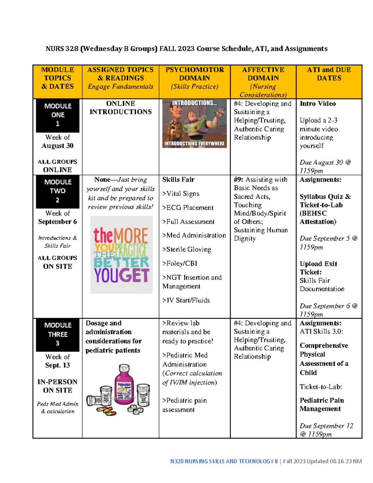 Topical+Calendar+NURS+328+Wednesday+B+FA23 - NURS 328 (Wednesday B ...