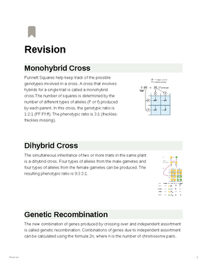 RNA - Notes about different types of RNA and the structure and function ...