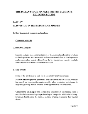 Indian Stock Market 101: The Ultimate Beginners Guide - 1 THE INDIAN ...
