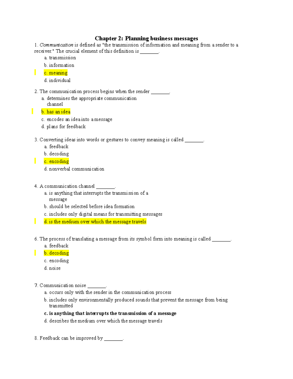 Chapter 2 - cô Hương - Chapter 2: Planning business messages ...