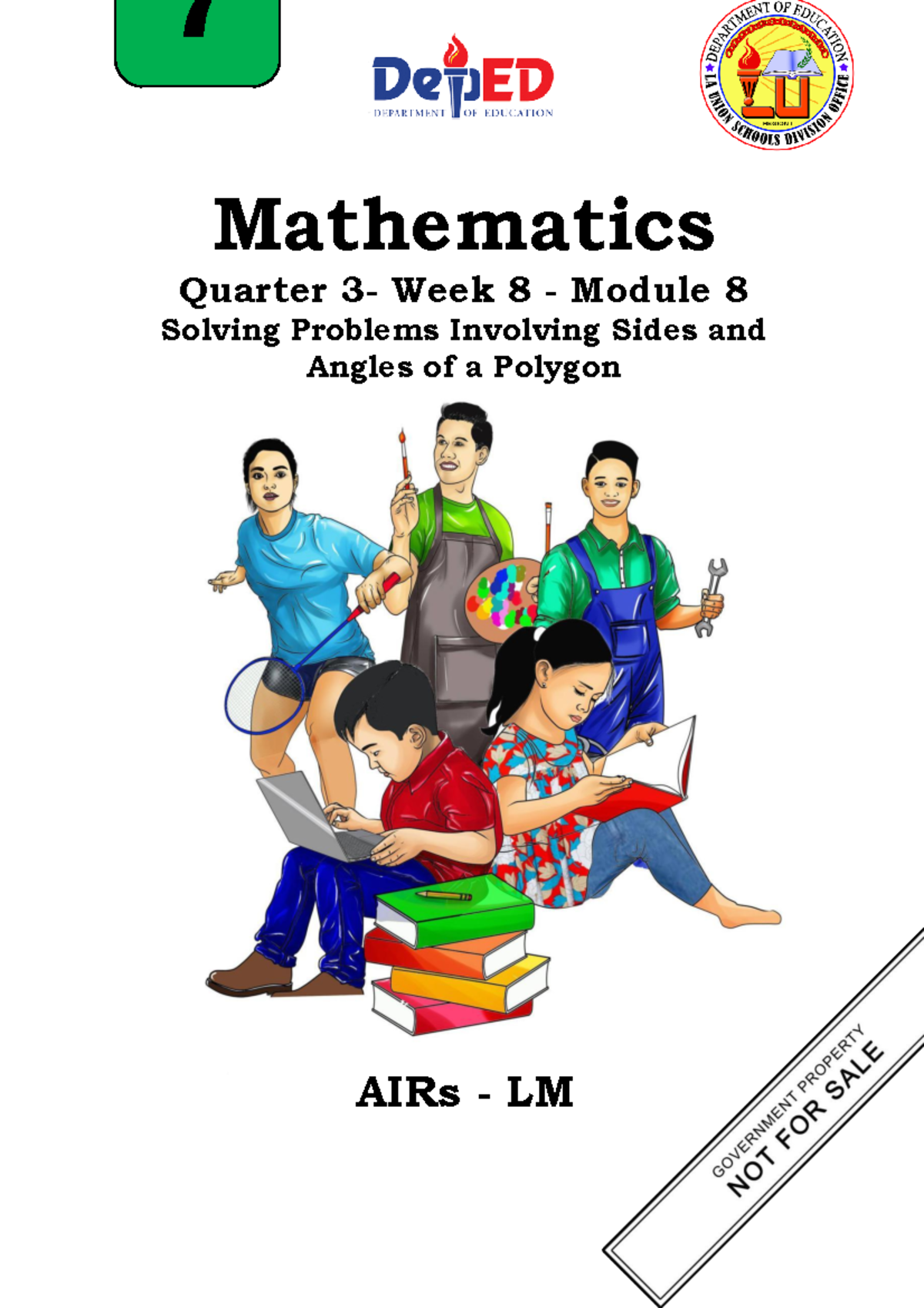 Math 7 Module 8 - 7 AIRs - LM Mathematics Quarter 3- Week 8 - Module 8 ...