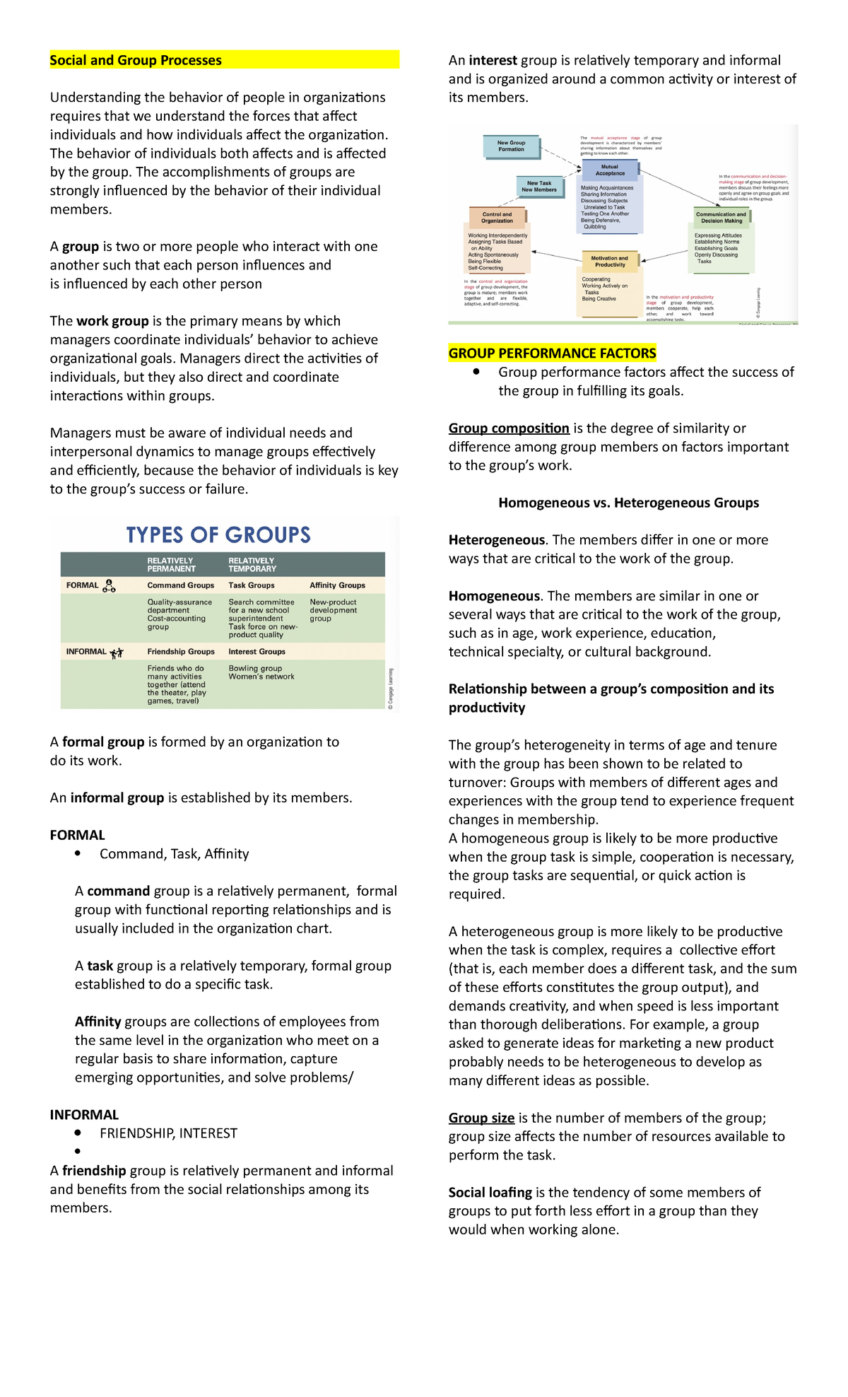 HBO Finals - mgmt 2 - Social and Group Processes Understanding the ...