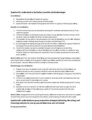 Group Process Notes - Group Process Notes Group: Megan B, Lily C ...