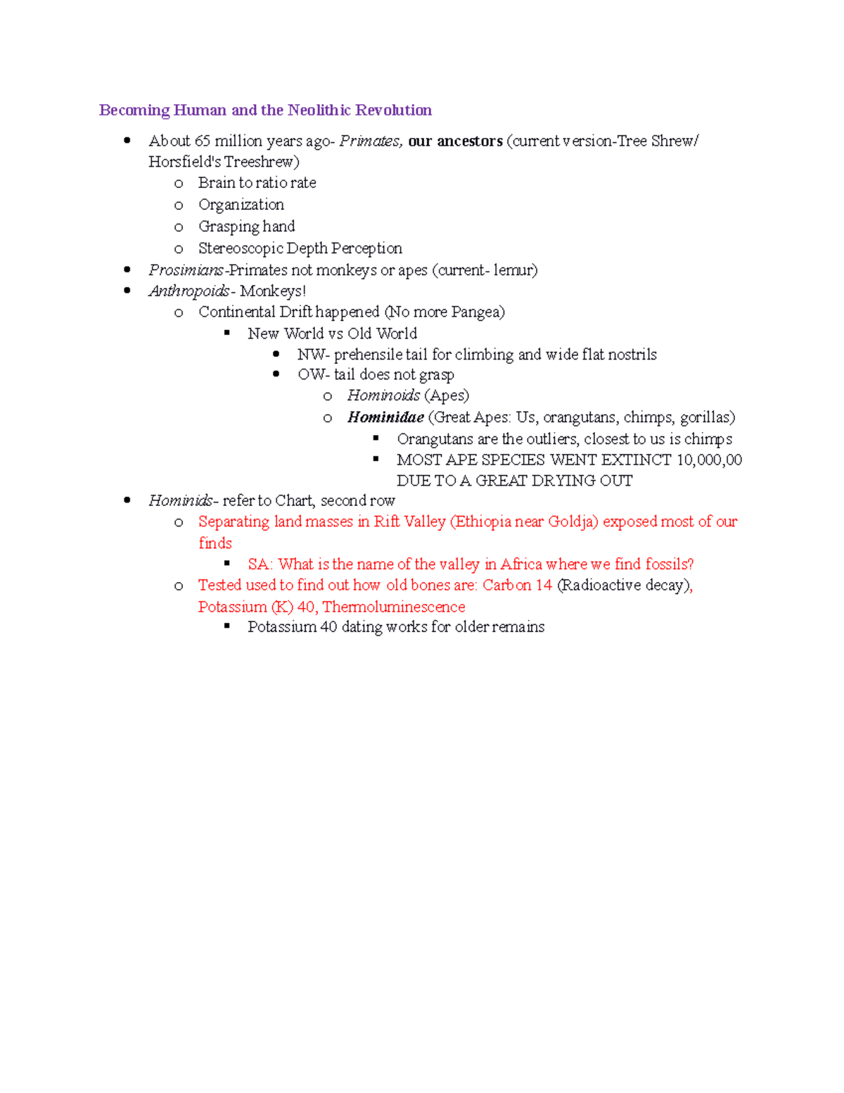 Becoming Human and the Neolithic Revolution - Becoming Human and the ...