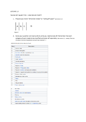 Worked example Site clearance Excavations - SITE CLEARANCE 1. Page BILL ...