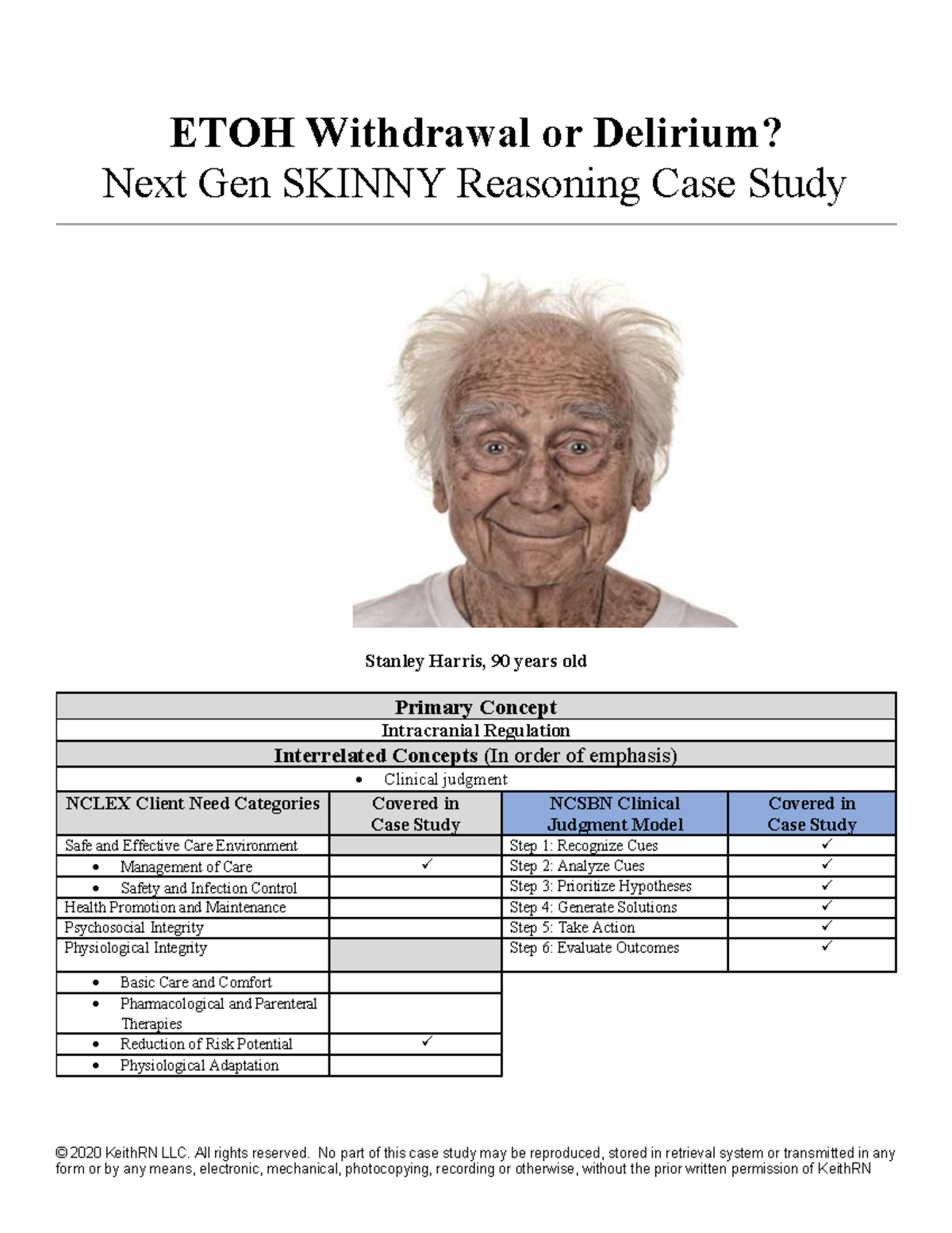 Stanley Harris - © 2020 KeithRN LLC. All rights reserved. No part of ...