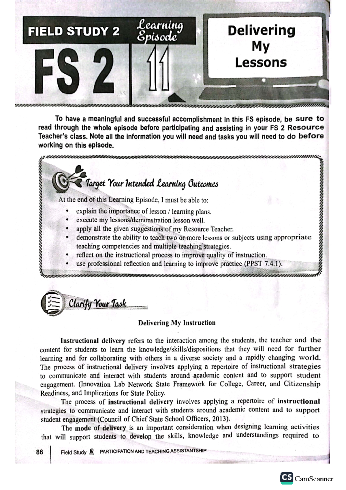FS 2 L.E 11 ( Basaca, Micah E) - FIELD STUDY 2 Learning Episode ...