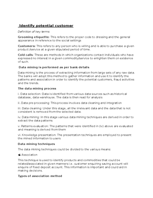 Identify Potential Customers - Identify potential customer Definition ...