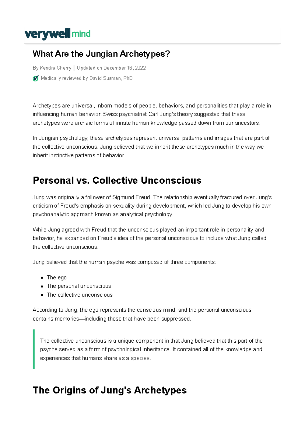 What are jungs 4 major archetypes 2795439 - What Are the Jungian ...