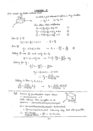 Chapter 3 ES221 - Mechanics of Solids - Studocu