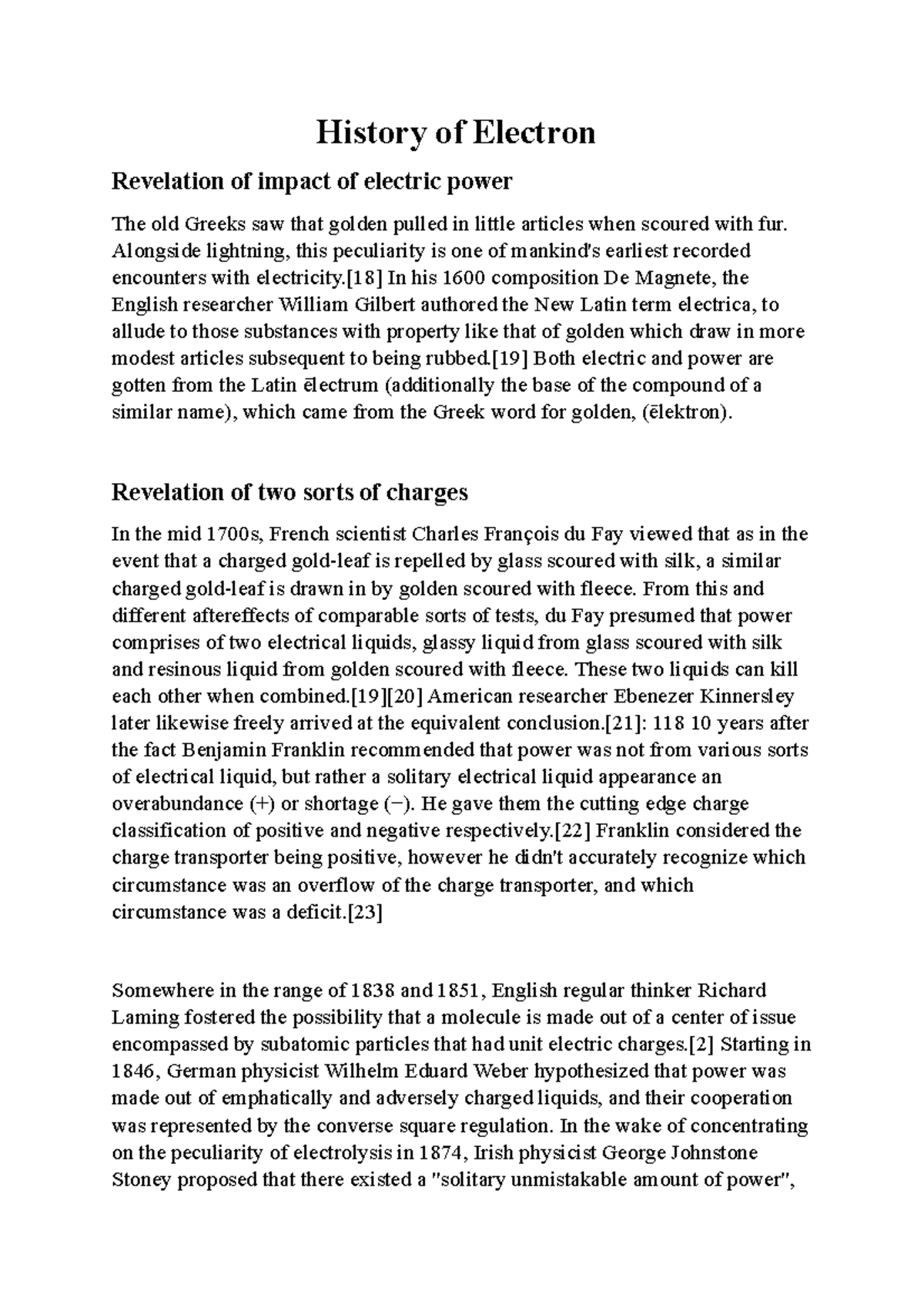 History of Electron 1 - Shafina - History of Electron Revelation of ...