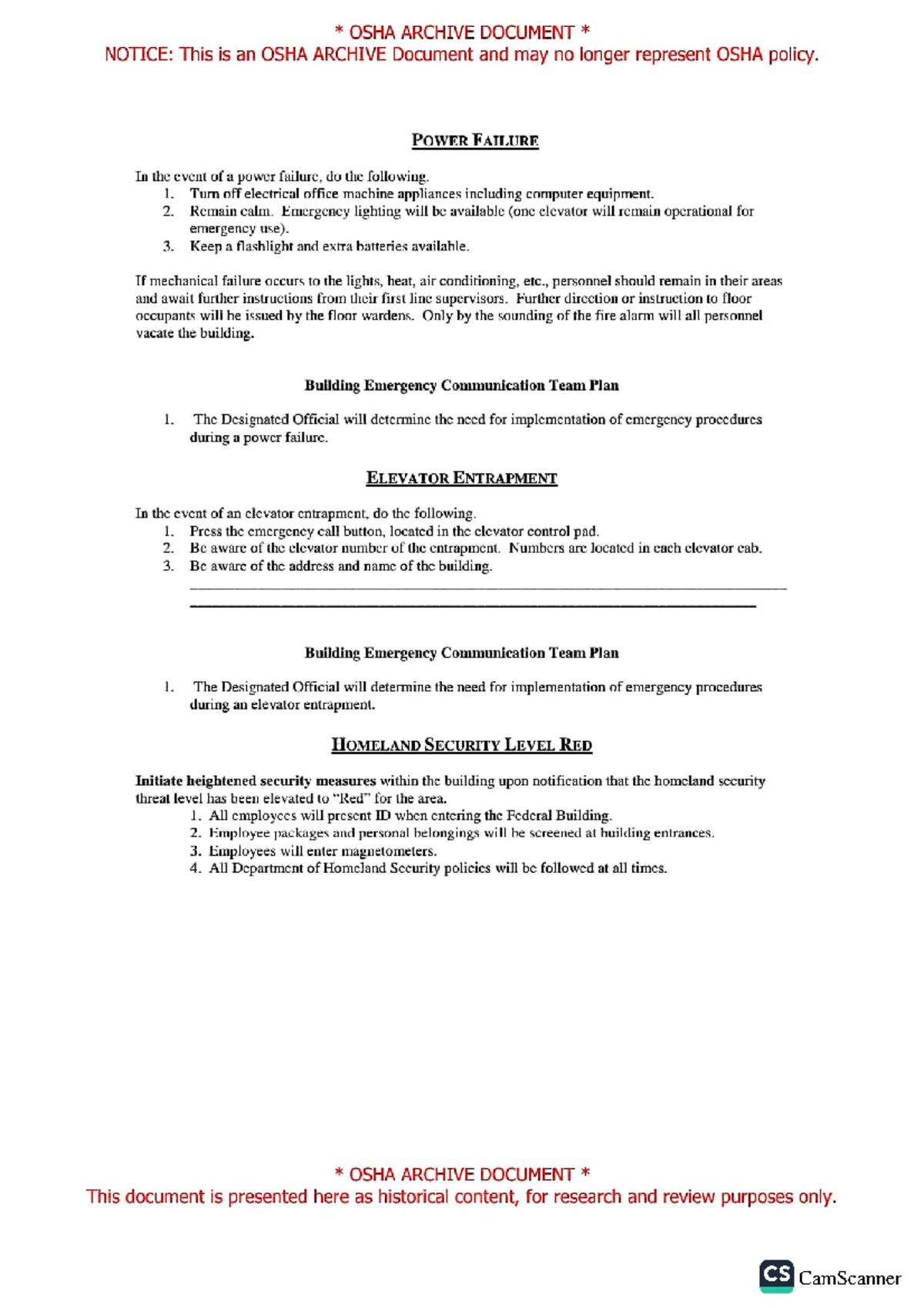 OSHA Field safety and health manual p9 - Studocu