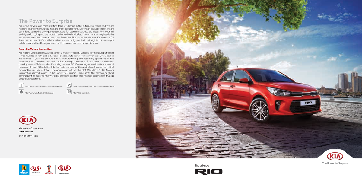 All-new-Rio - RIO - ୭ࣗ ҕр ӏ੿ Ӓܻ٘ ӏ੿ ୭ࣗ ࢎ੉ૉ ӏ੿ About Kia Motors ...