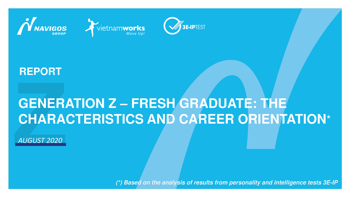 Navigos Group Report Gen Z characteristics and career orientation 3E-IP ...