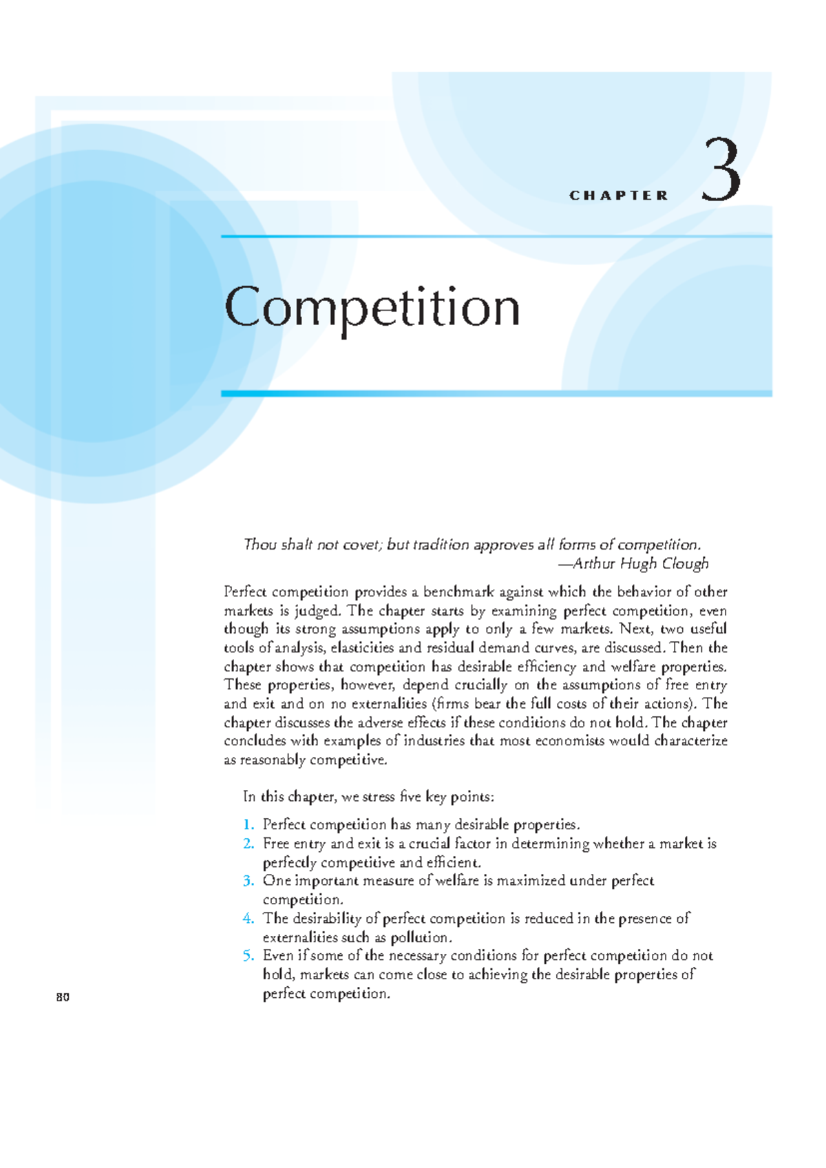 Chapter 1 Competition - industrial organization - c h a p t e r 3 80 ...