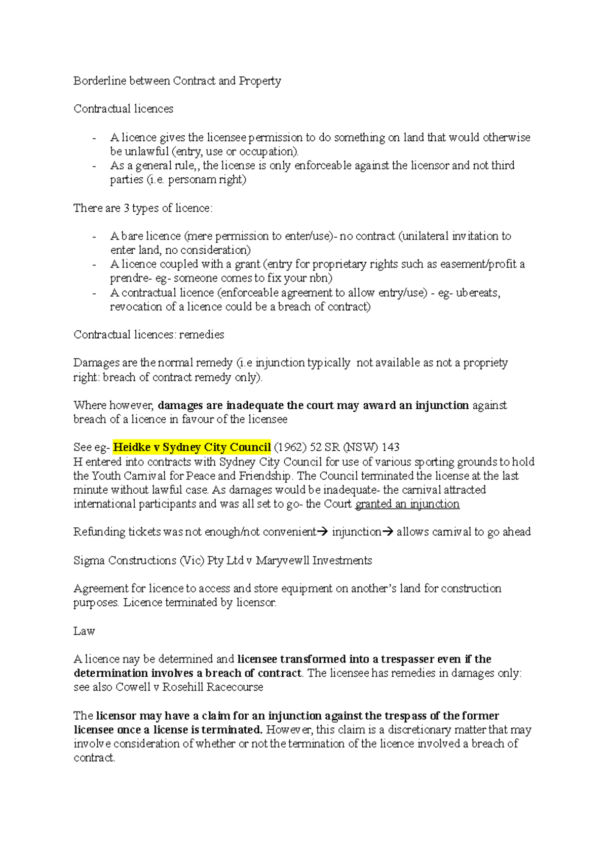 Borderline between Contract and Property - Borderline between Contract ...