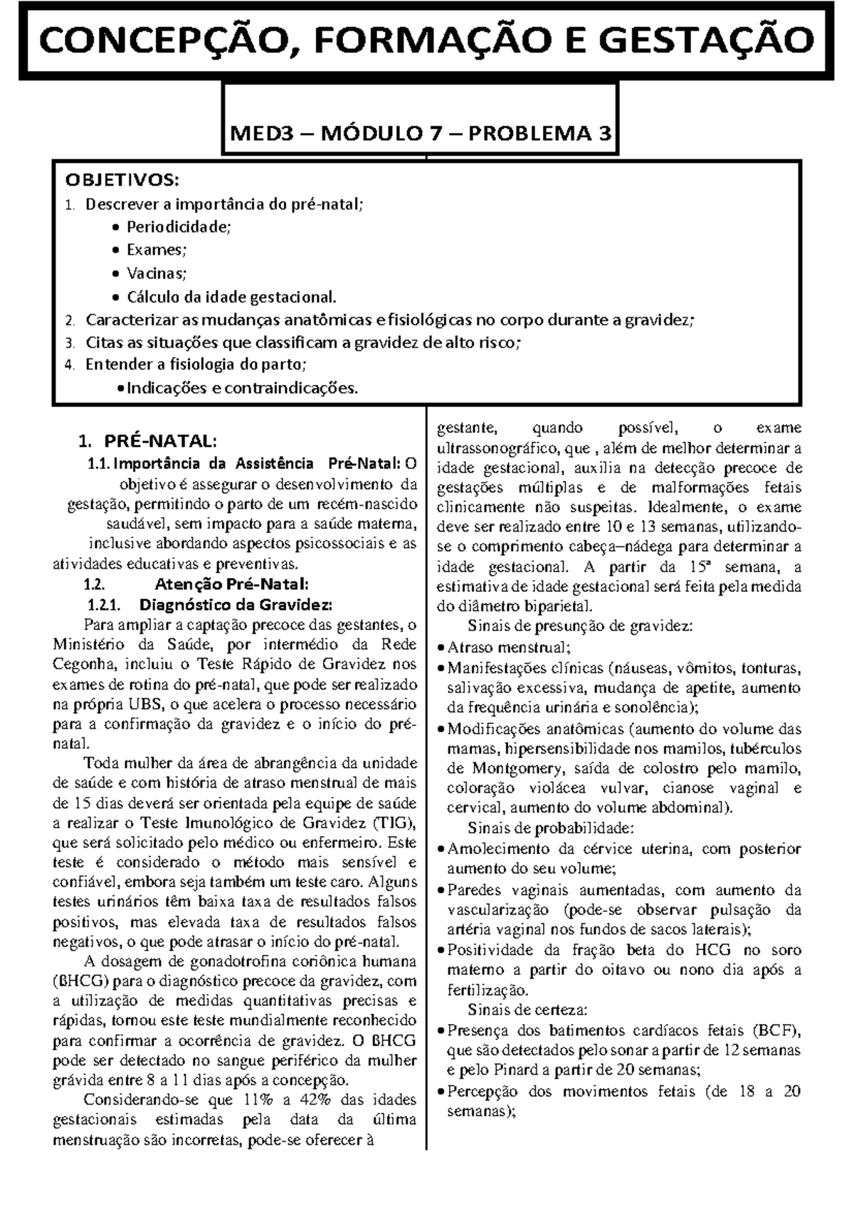 Tutoria 3 - MED3 - ASE7 - Módulo 7 - E MED3 7 PROBLEMA 3 OBJETIVOS: 1 ...