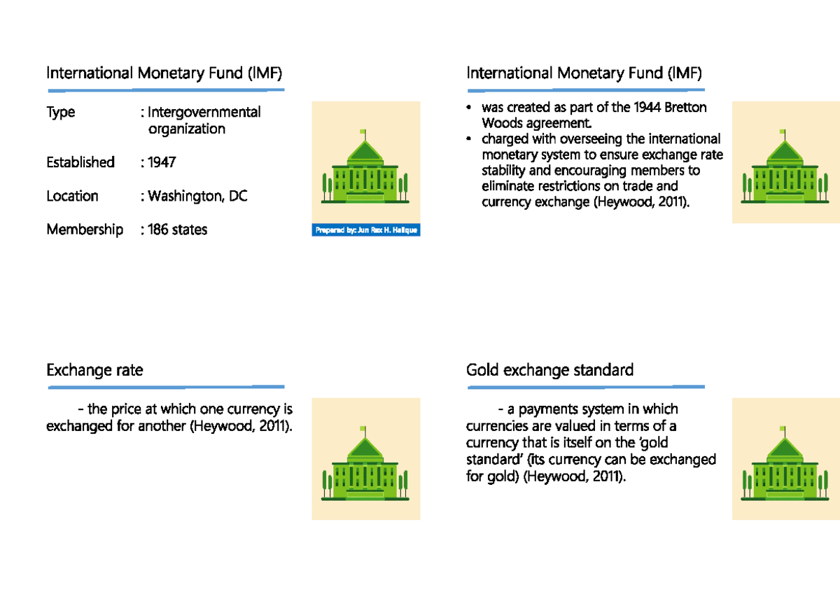 Wto, imf, wb - Notes - History of Architecture - Studocu