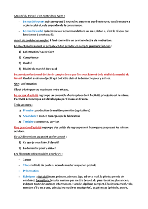 PASS Fiche Projet Professionnel V2 - Objectif : En relation avec les ...