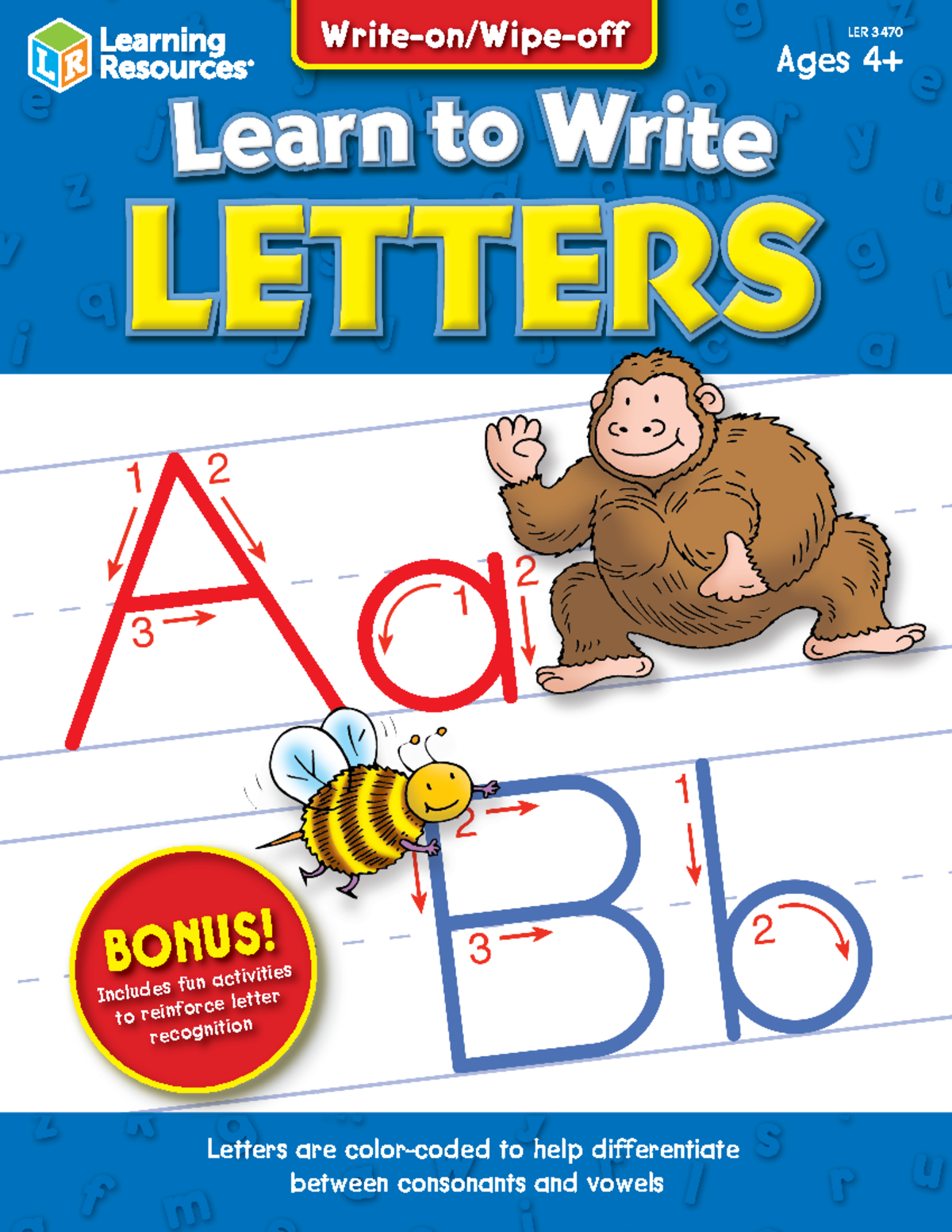 3470 Learn to Write Book - LER 3470 ####### Ages 4+ ####### Write ...