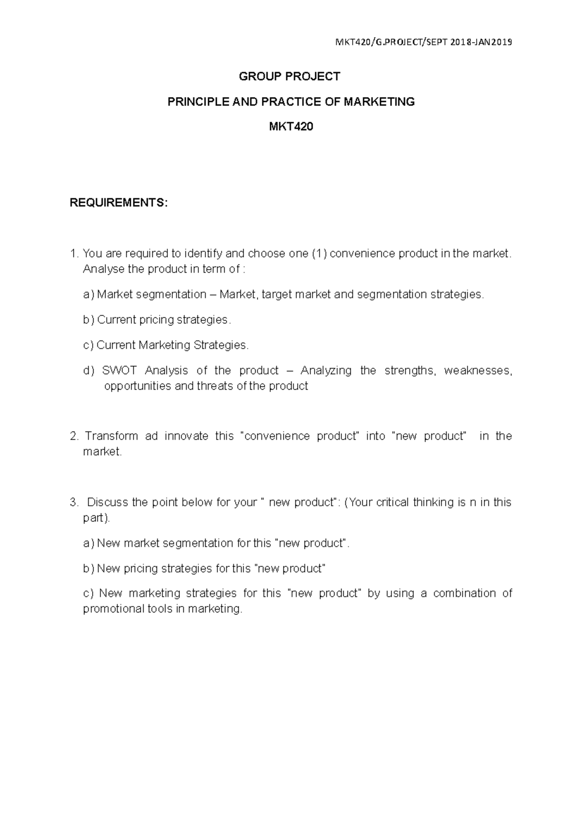 Group Project MKT420 - assignment - MKT420/G/SEPT 2018-JAN GROUP ...