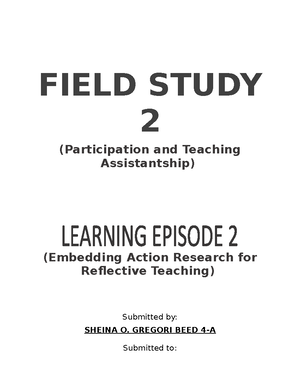 Episode 3-FS1 - Field Study worksheets - Episode 3 “Focus on Gender ...
