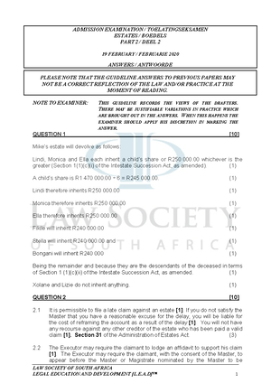 Wills AND Estates Notes - WILLS AND ESTATES TESTATE SUCCESSION ...